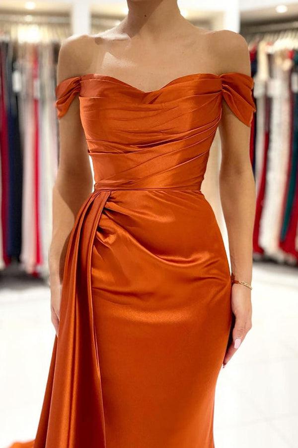 Burnt Orange Prom Dresses