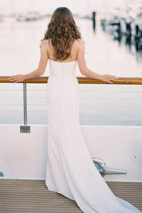 Simple Off White Dresses