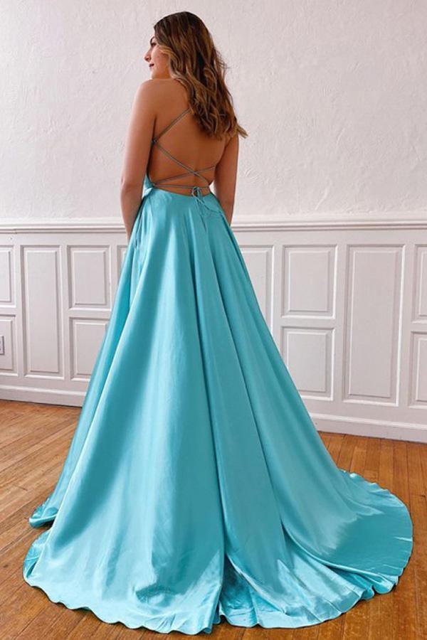 Tiffany Blue Prom Dress